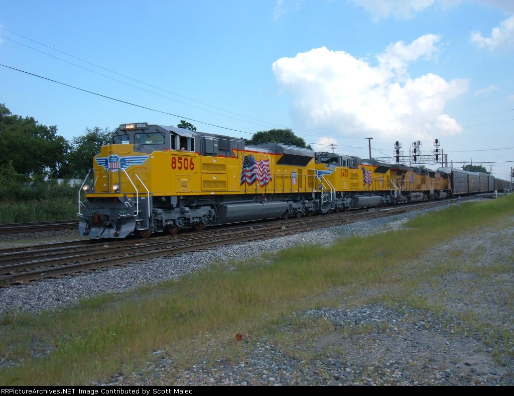 UP 8506, 8475, 5531 & 4253